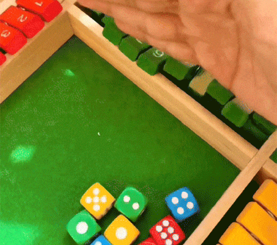 FunCraft™ Shut The Box Game - Fun Table Math Game for Adults & Kids
